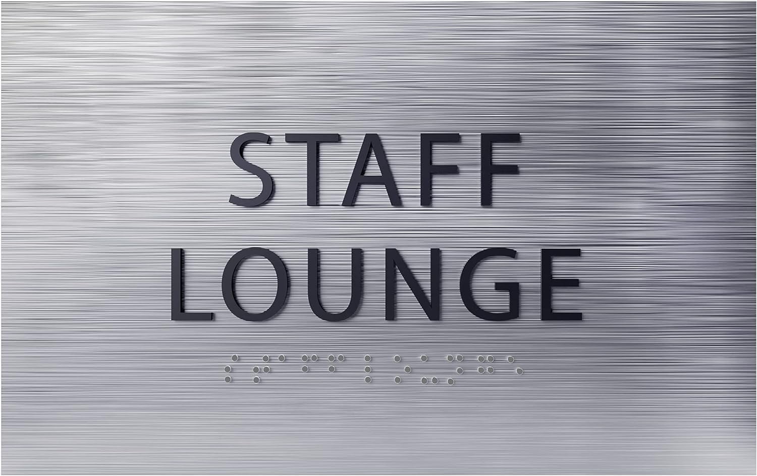 ADA CENTRAL SIGNS - 6" X4" Staff Lounge Sign - ADA Compliant Tactile ...