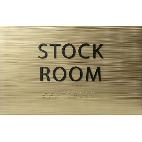 ADA CENTRAL SIGNS - 6" X6" Classroom Sign - ADA Compliant Tactile ...