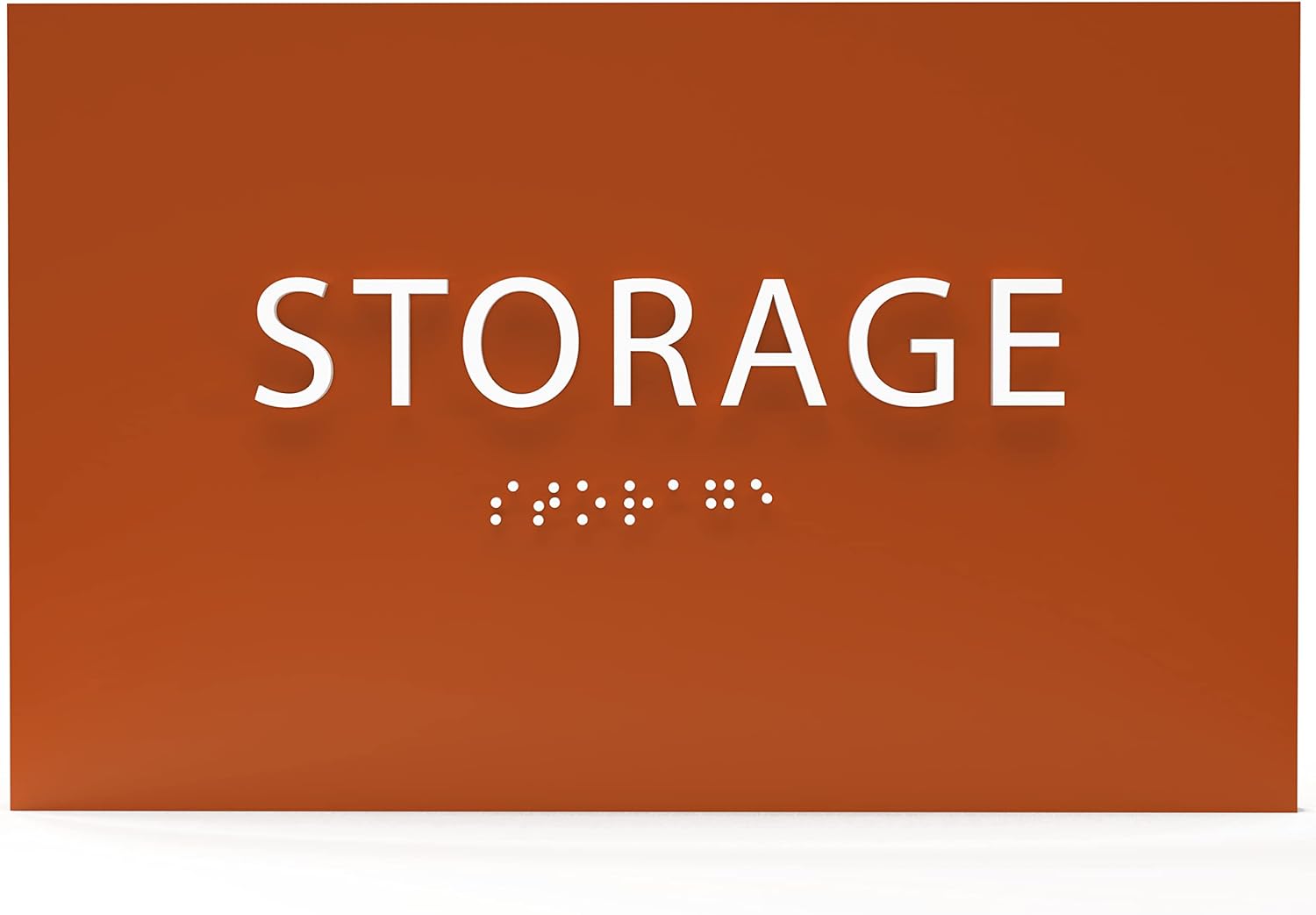 ADA CENTRAL SIGNS - 6" X4" Storage Sign –Tactile Graphics Grade 2 ...