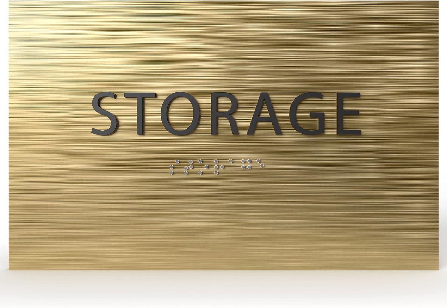 ADA CENTRAL SIGNS - 6" X4" Storage Sign –Tactile Graphics Grade 2 ...