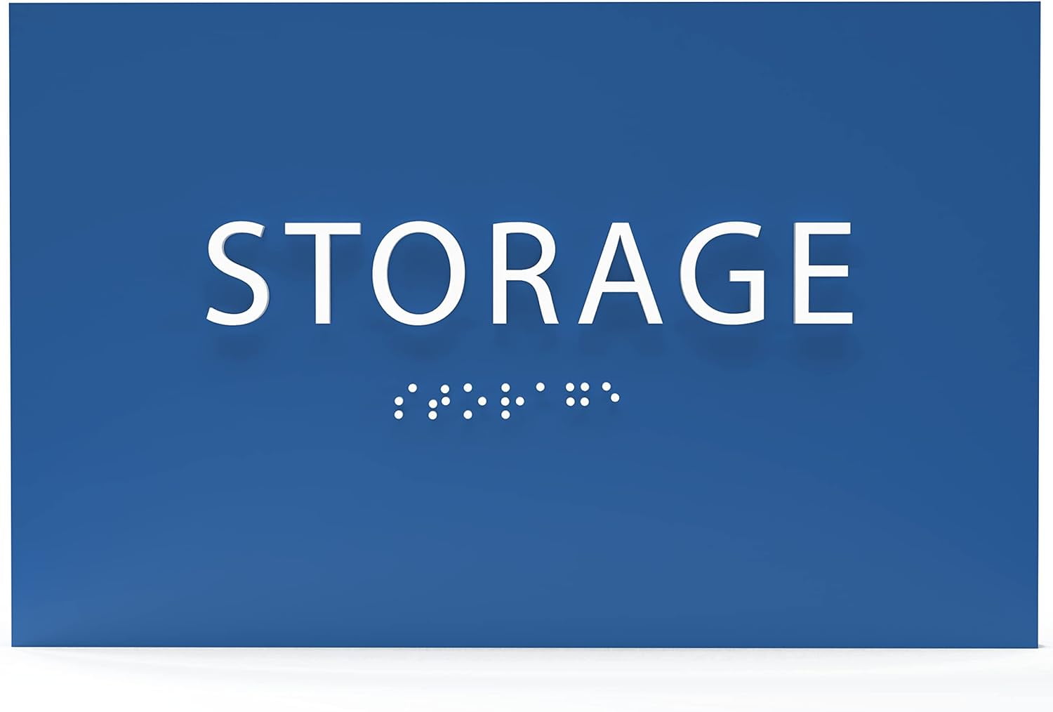 ADA CENTRAL SIGNS - 6" X4" Storage Sign –Tactile Graphics Grade 2 ...