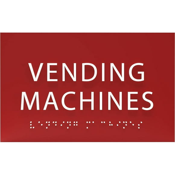 Vending Machine Signs