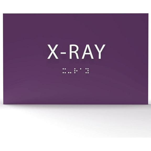 ADA CENTRAL SIGNS - 6" X4" Ultrasound Room Sign - Tactile Graphics ...