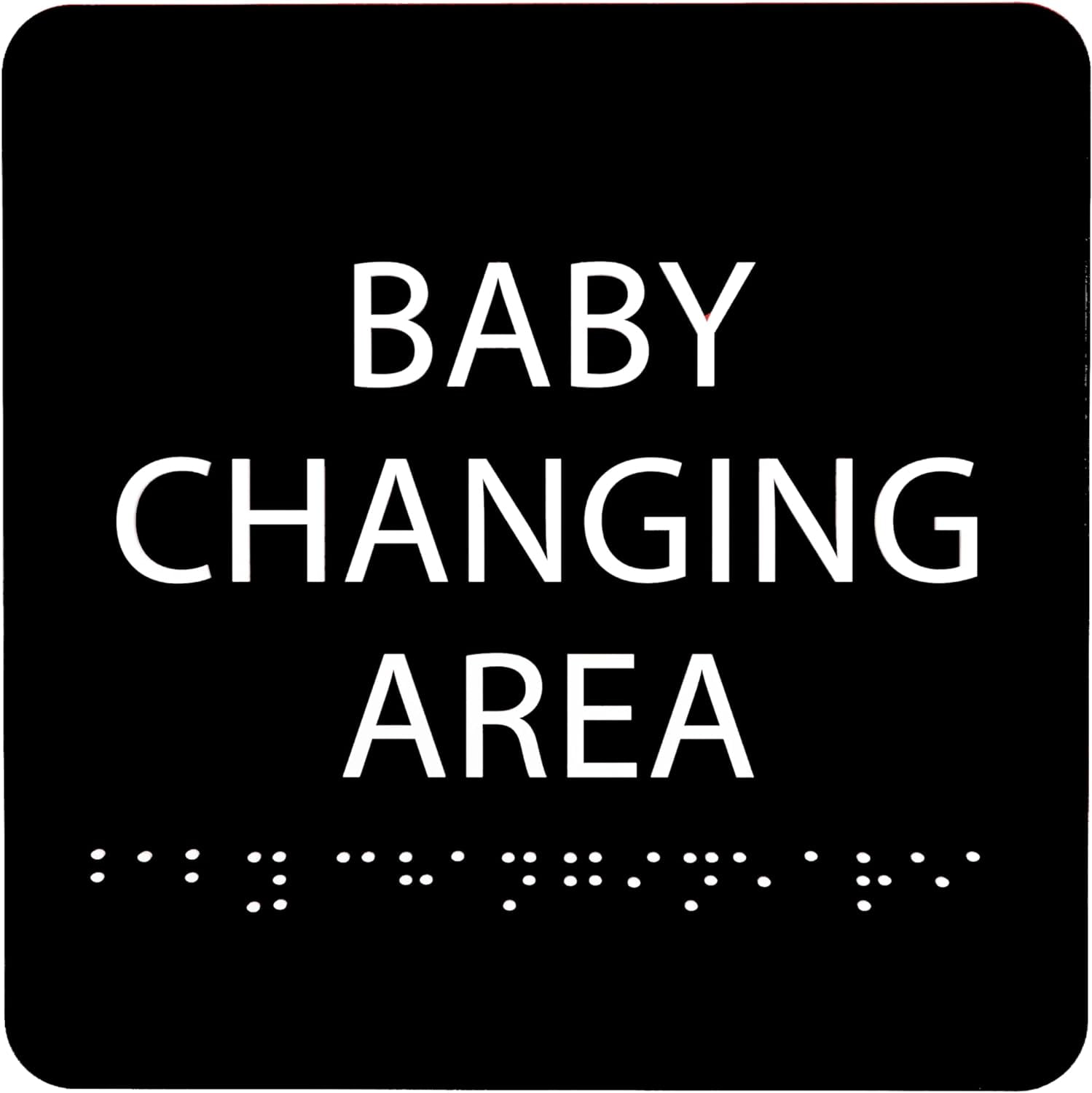 ADA CENTRAL SIGNS - 6" X6" Baby Changing Area Sign - ADA Compliant ...