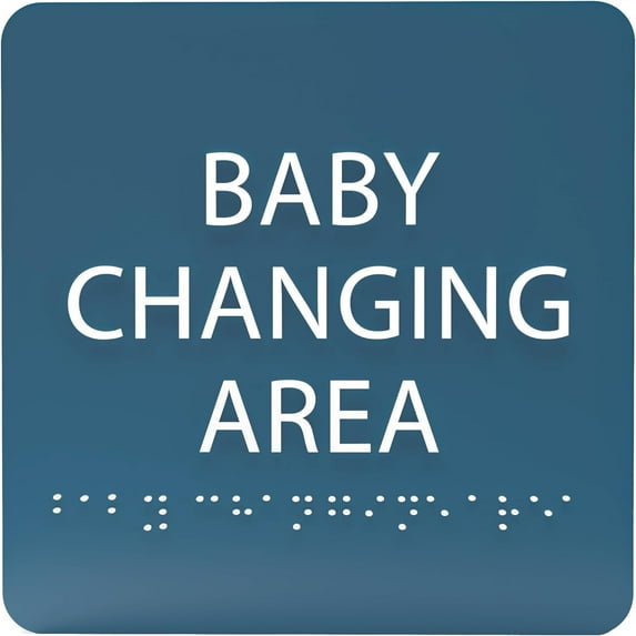 ADA CENTRAL SIGNS - 6" X6" Baby Changing Area Sign - ADA Compliant ...