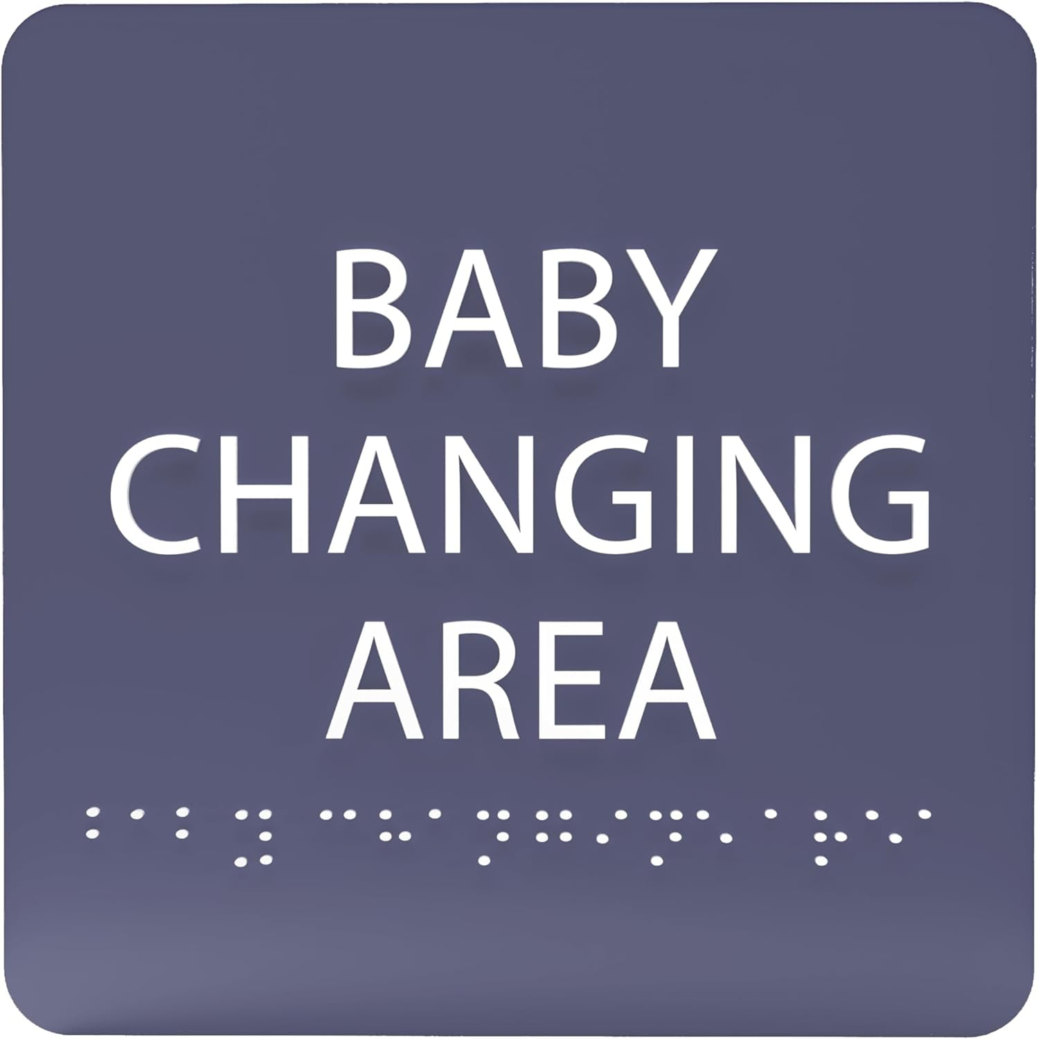 ADA CENTRAL SIGNS - 6" X6" Baby Changing Area Sign - ADA Compliant ...