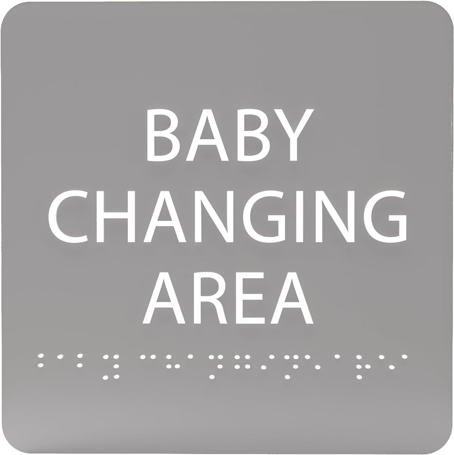ADA CENTRAL SIGNS - 6" X6" Baby Changing Area Sign - ADA Compliant ...
