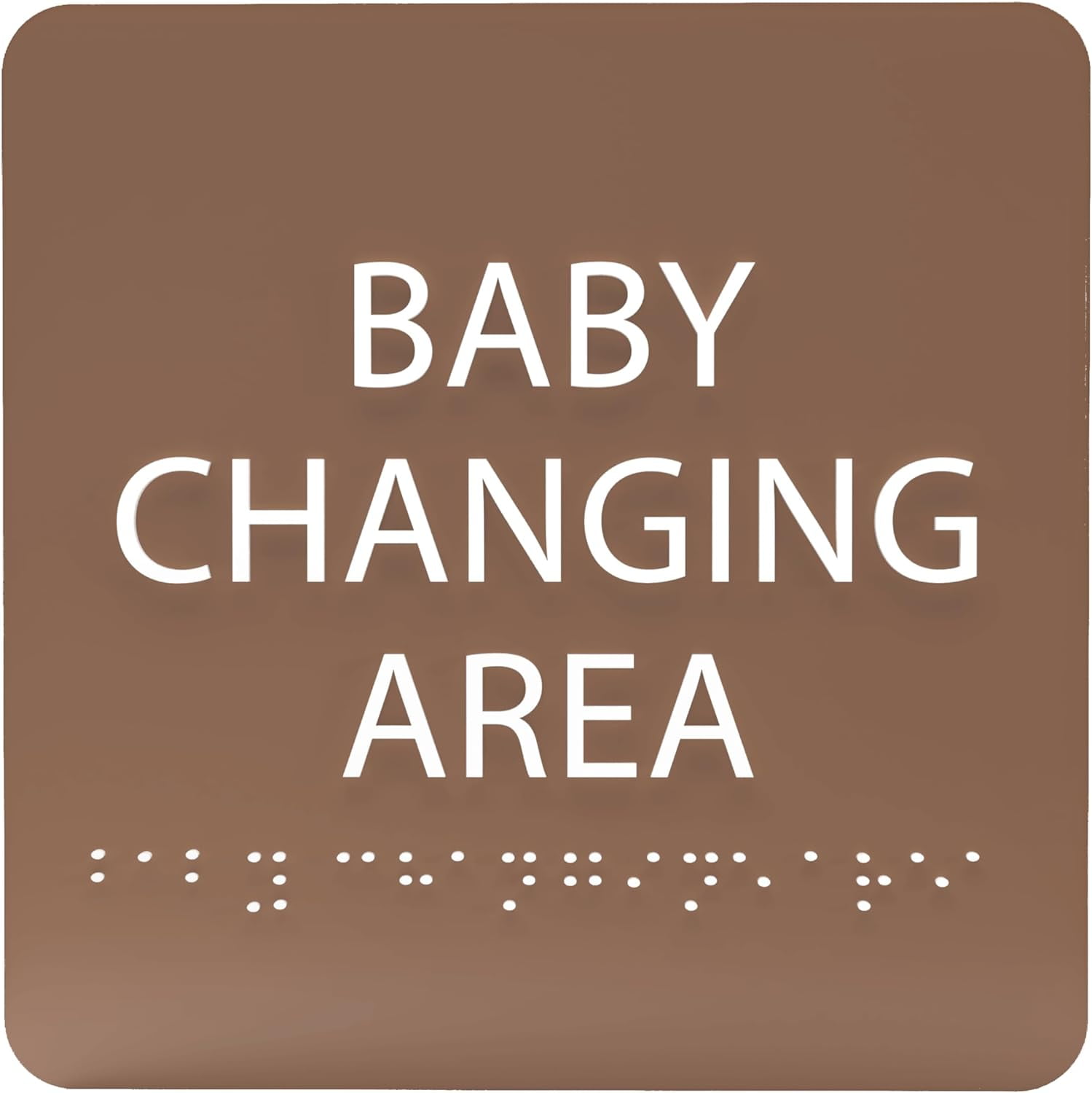 ADA CENTRAL SIGNS - 6" X6" Baby Changing Area Sign - ADA Compliant ...