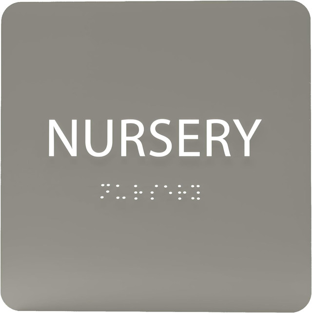 ADA CENTRAL SIGNS - 6" X6" Baby Nursery Sign - ADA Compliant Tactile ...