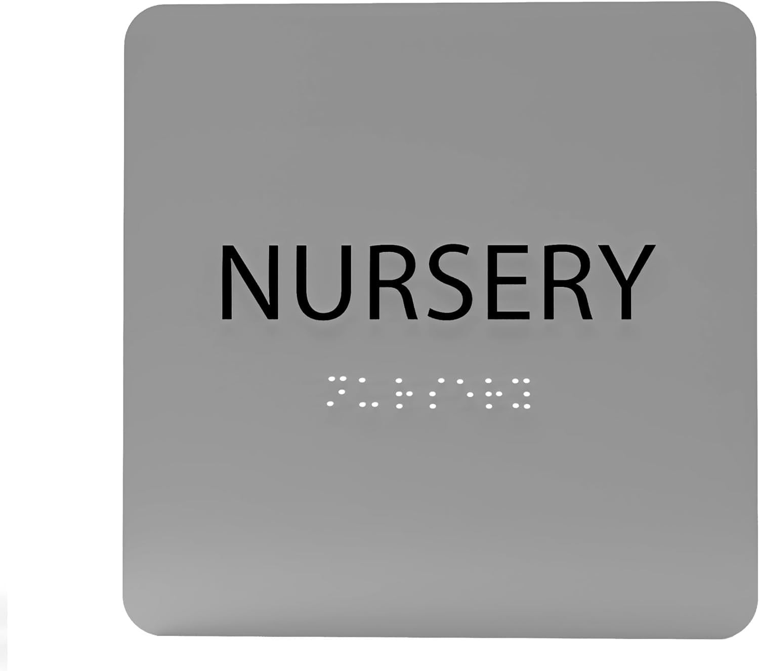 ADA CENTRAL SIGNS - 6" X6" Baby Nursery Sign - ADA Compliant Tactile ...
