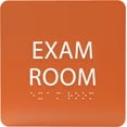 ADA CENTRAL SIGNS - 6" X6" Exam Room 6 Sign - ADA Compliant Tactile ...