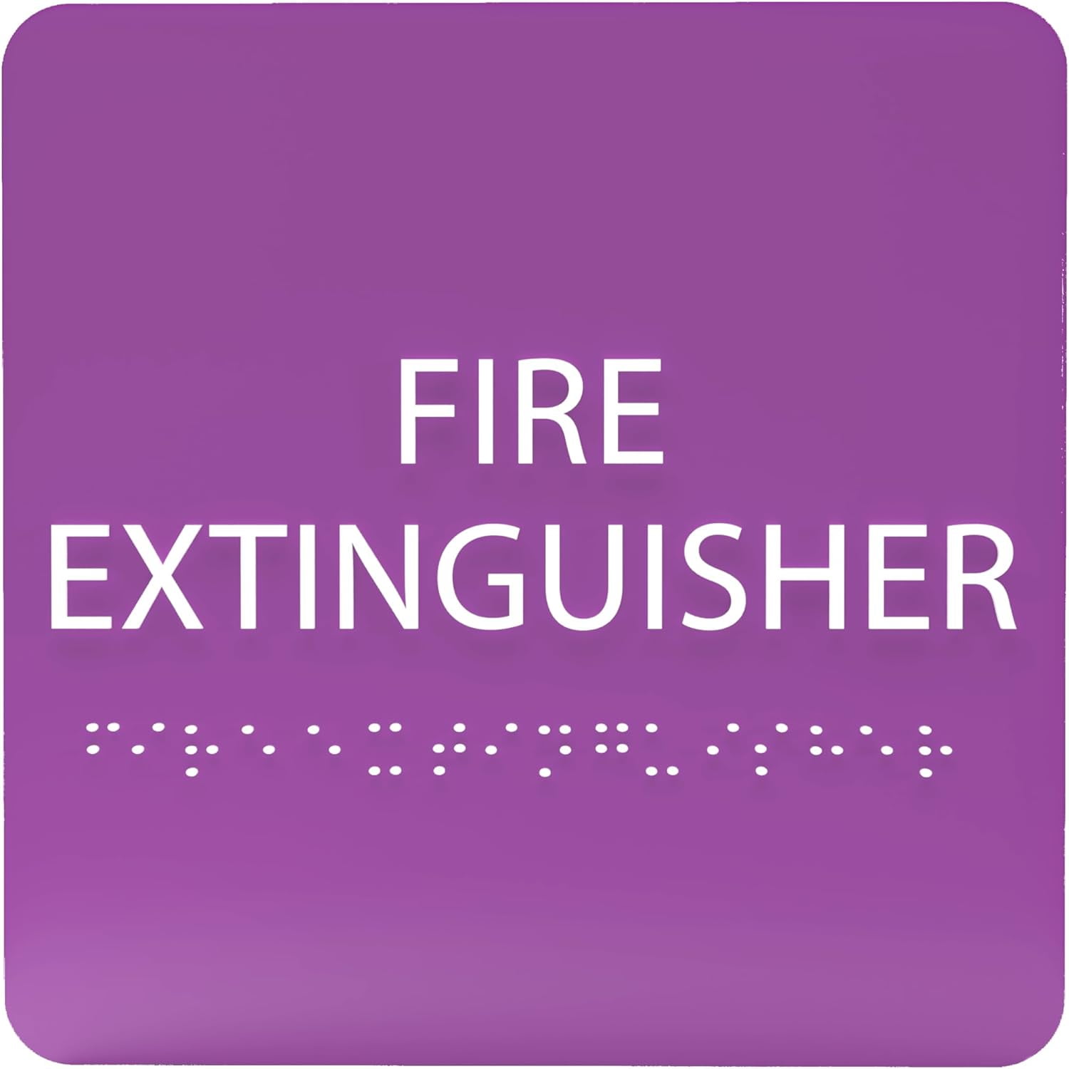 ADA CENTRAL SIGNS - 6" X6" Fire Extinguisher Sign - ADA Compliant ...