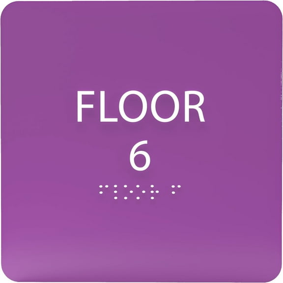 ADA CENTRAL SIGNS - 6" X4" Janitor Room Sign - ADA Compliant Tactile ...