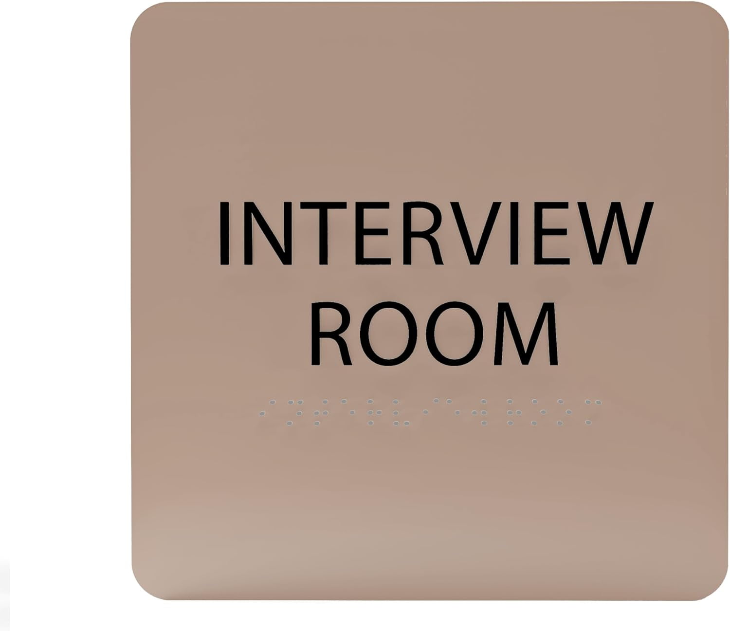 ADA CENTRAL SIGNS - 6" X6" Interview Room Sign - ADA Compliant Tactile ...