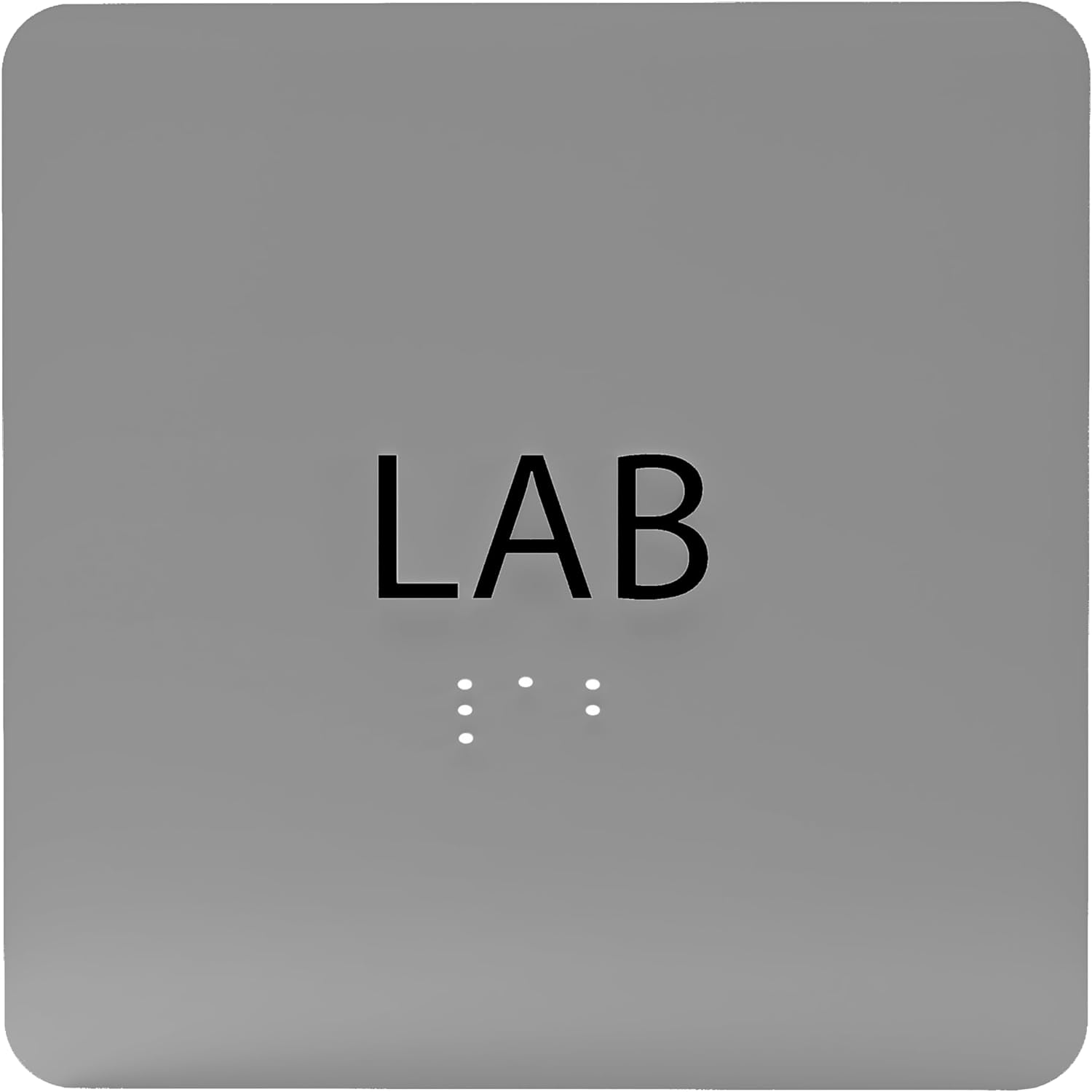 ADA CENTRAL SIGNS - 6" X6" Lab Sign- ADA Compliant Tactile Graphics ...