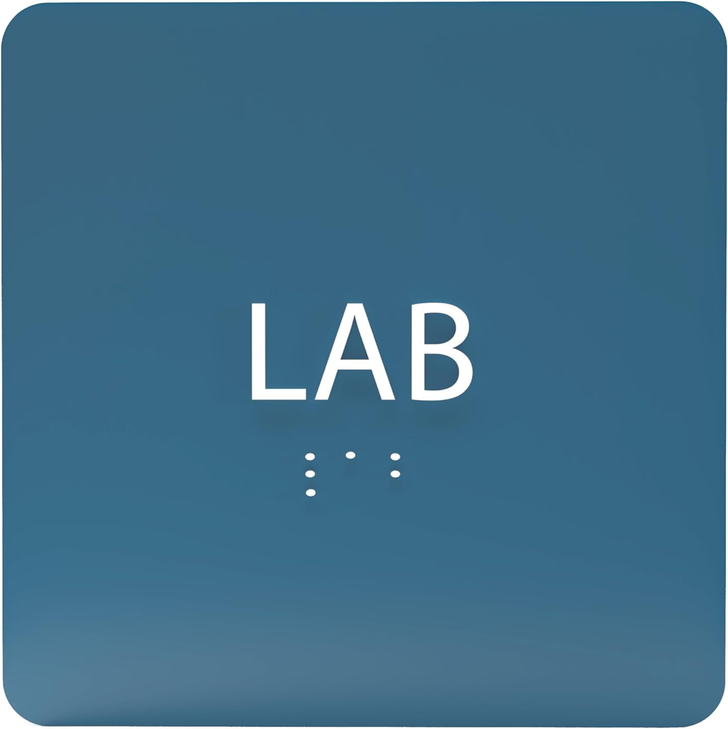 ADA CENTRAL SIGNS - 6" X6" Lab Sign- ADA Compliant Tactile Graphics ...