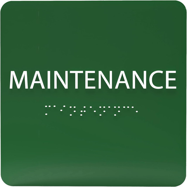 ADA CENTRAL SIGNS - 6" X6" Maintenance Room Sign - ADA Compliant ...