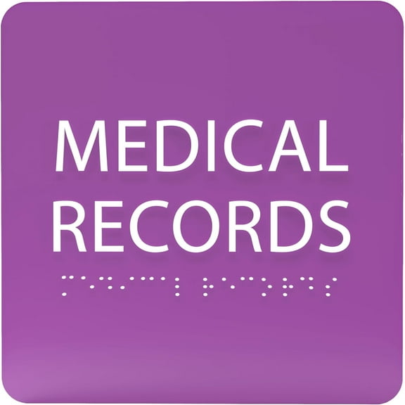 ADA CENTRAL SIGNS - 6" X4" Ultrasound Room Sign - Tactile Graphics ...