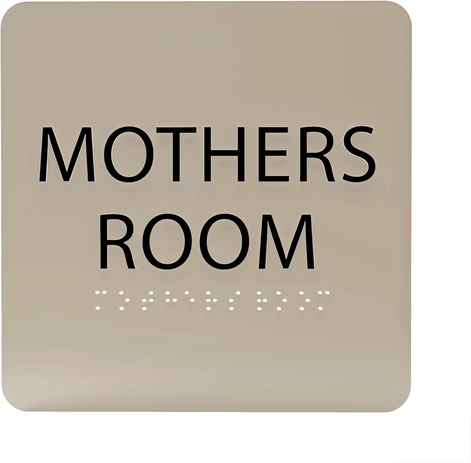 ADA CENTRAL SIGNS - 6" X6" Mothers Room Sign - ADA Compliant Tactile ...