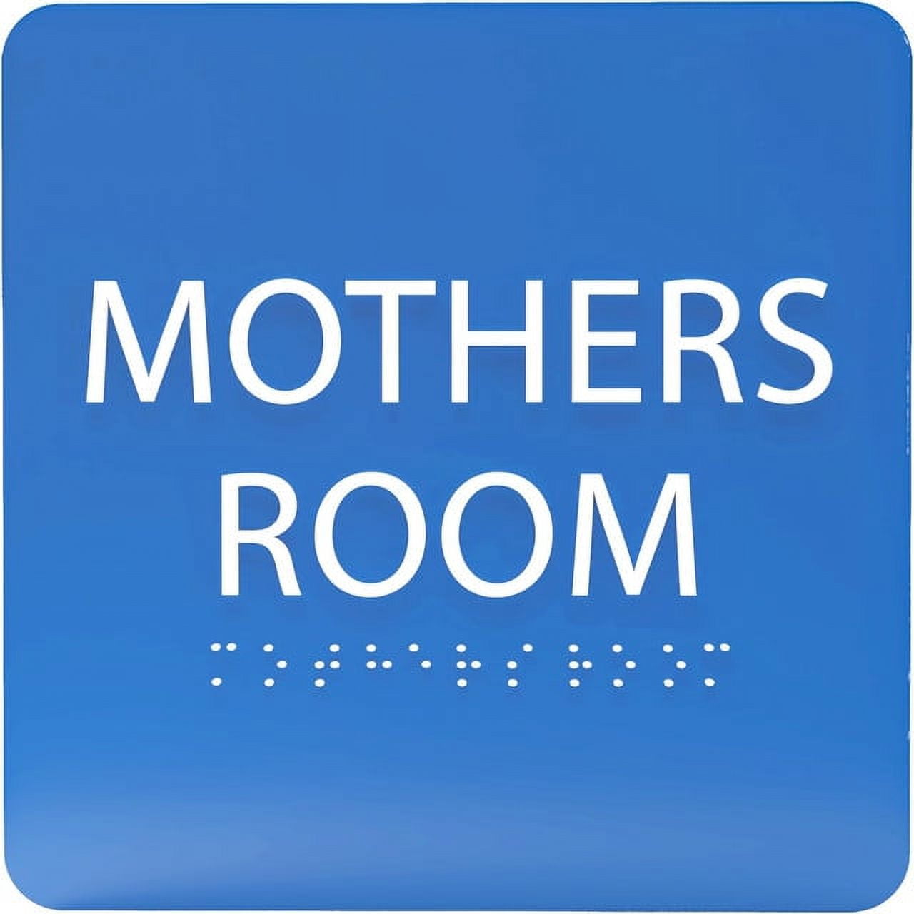 ADA CENTRAL SIGNS - 6" X6" Mothers Room Sign - ADA Compliant Tactile ...