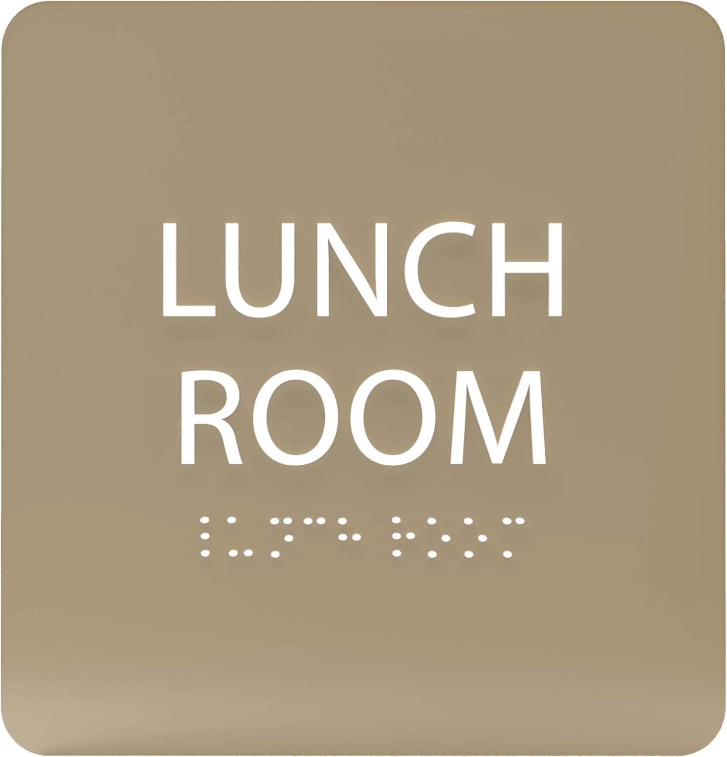 ADA CENTRAL SIGNS - 6" X6" Sign - ADA Compliant Tactile Graphics Grade ...