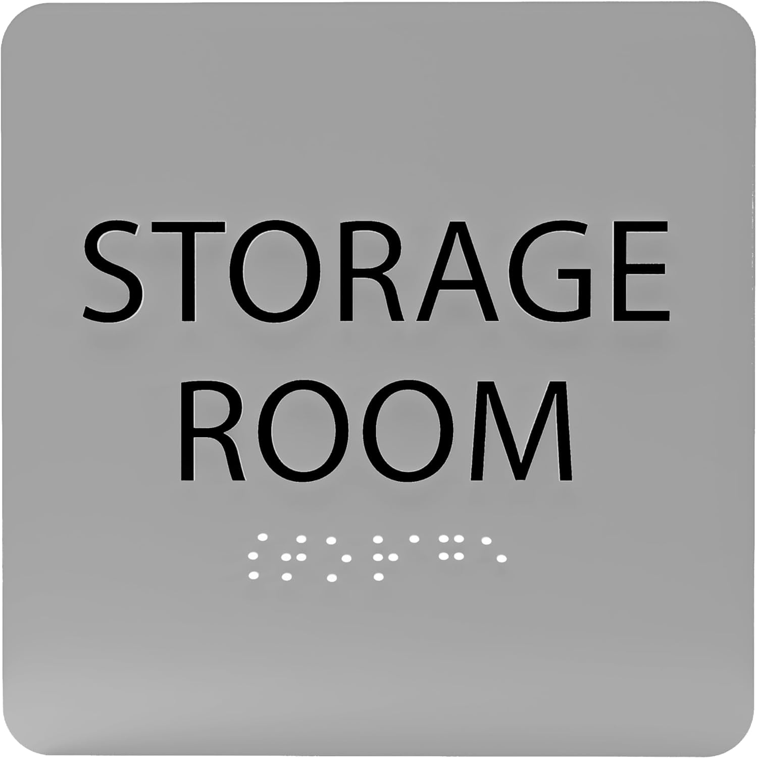 ADA CENTRAL SIGNS - 6" X6" Storage Room Sign- ADA Compliant Tactile ...