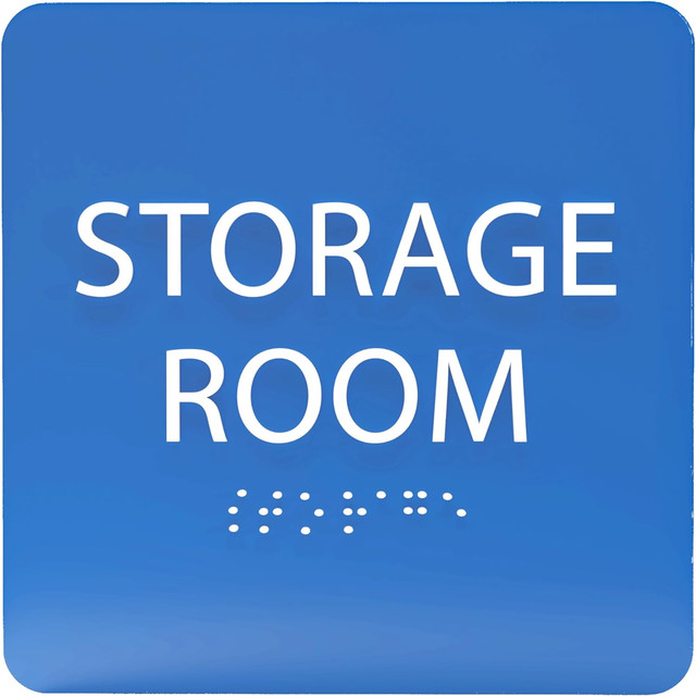 ADA CENTRAL SIGNS - 6" X6" Storage Room Sign- ADA Compliant Tactile ...