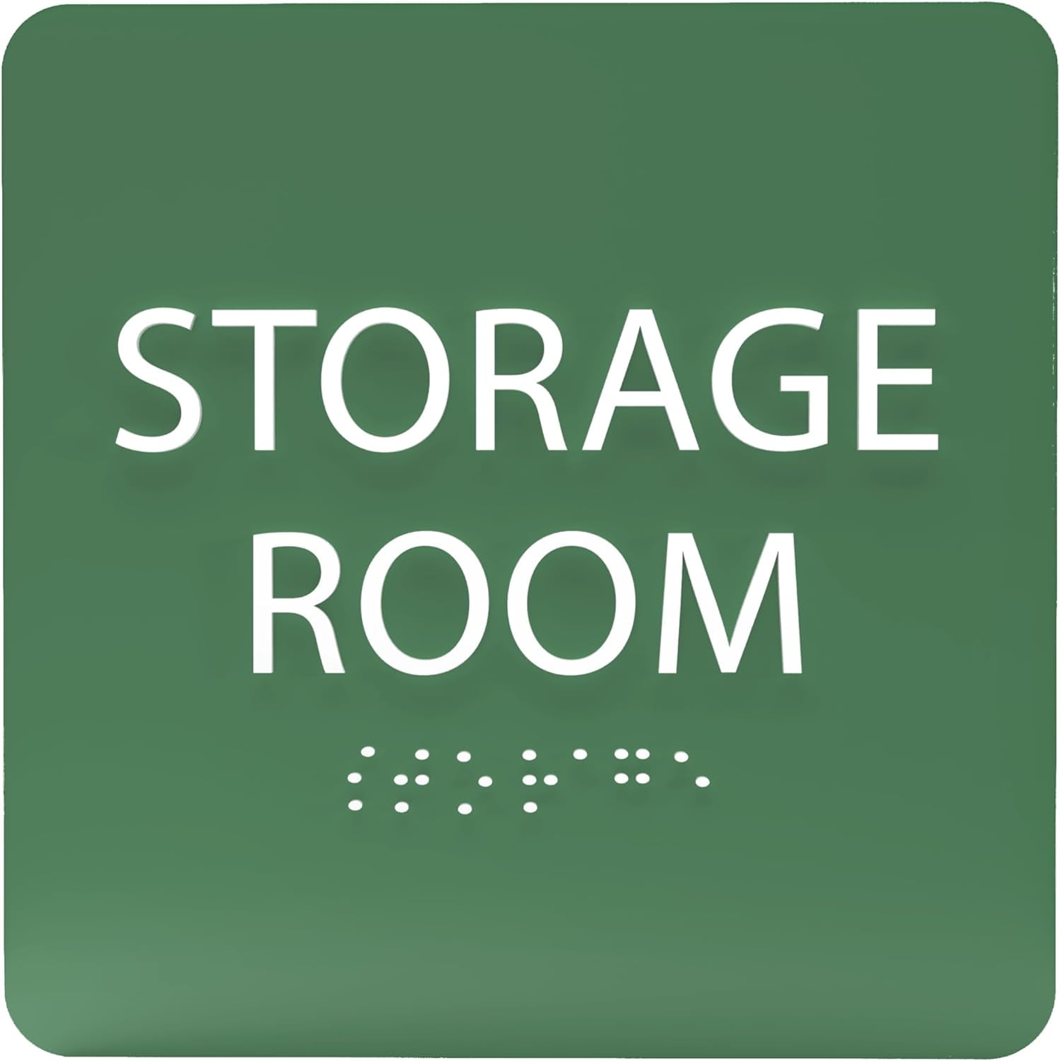 ADA CENTRAL SIGNS - 6" X6" Storage Room Sign- ADA Compliant Tactile ...