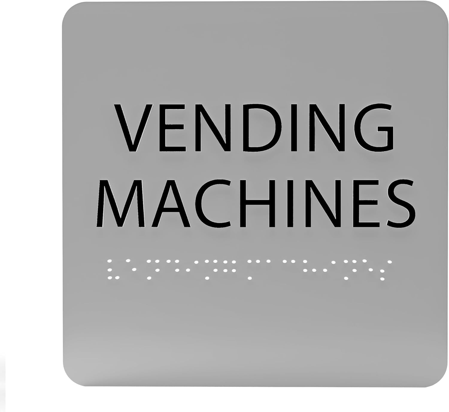 ADA CENTRAL SIGNS - 6" X6" Vending Machines Sign - ADA Compliant ...