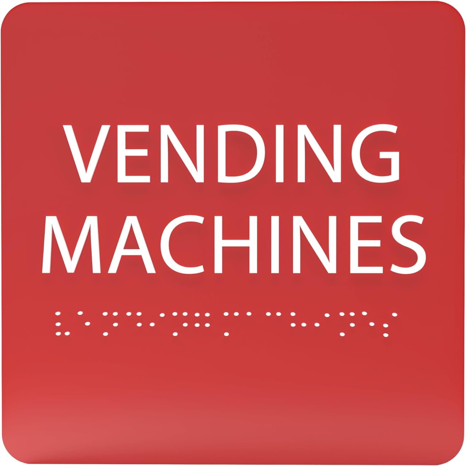 ADA CENTRAL SIGNS - 6" X6" Vending Machines Sign - ADA Compliant ...