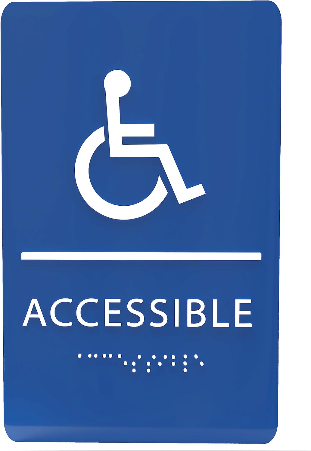 ADA CENTRAL SIGNS -6"X9" Accessible Sign – ADA Compliant Tactile ...