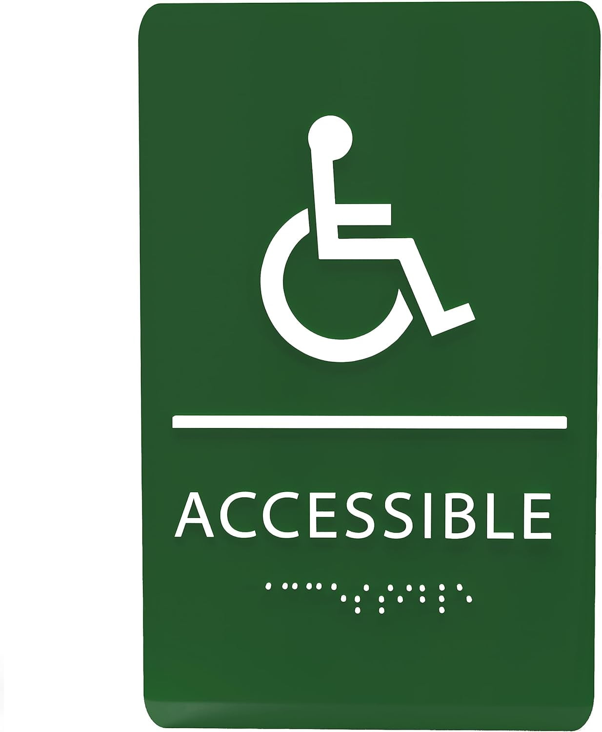 ADA CENTRAL SIGNS -6"X9" Accessible Sign – ADA Compliant Tactile ...