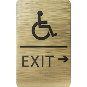 Exit Signs in Safety Signs - Walmart.com