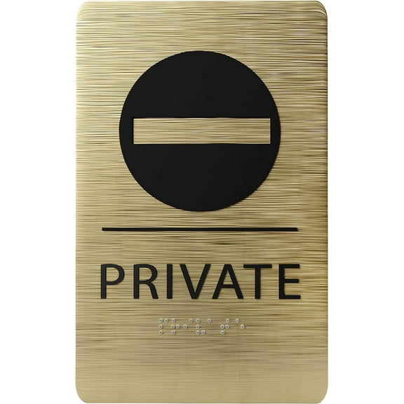 ADA CENTRAL SIGNS - 6" X9" Stairs Sign - ADA Compliant Tactile Graphics ...