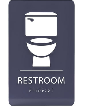 Unisex Bathroom Sign by Blinksigns - ADA Compliant Restroom Signs ...