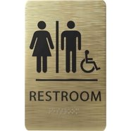 Men's / Women's Restroom Sign for Handicap Accessible Restroom ADA ...