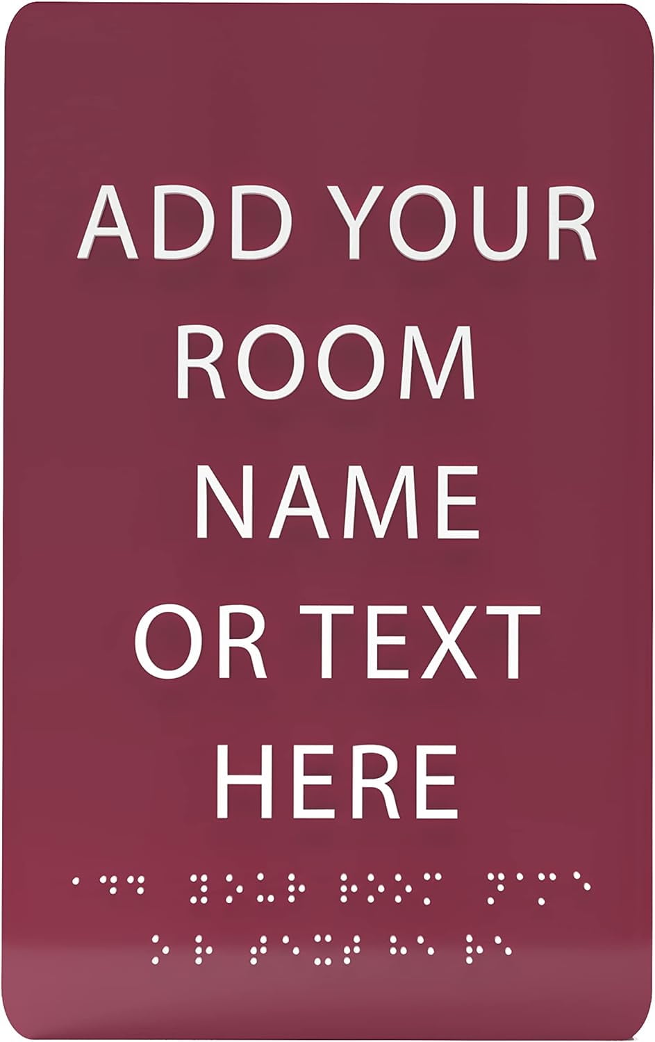 ADA CENTRAL SIGNS - 6" x 9" Custom ADA Plaque Sign - ADA Compliant ...