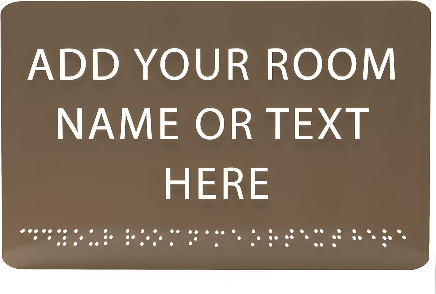 ADA CENTRAL SIGNS - 9" X6" Personalized Custom Sign - ADA Compliant ...