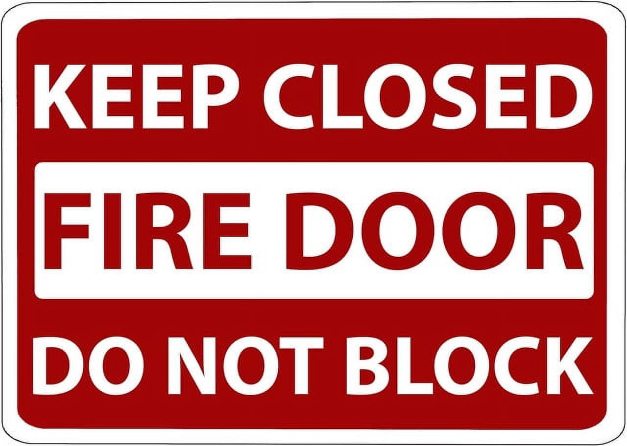 ADA CENTRAL SIGNS - Fire Door Keep Closed Sign - ADA Compliant ...