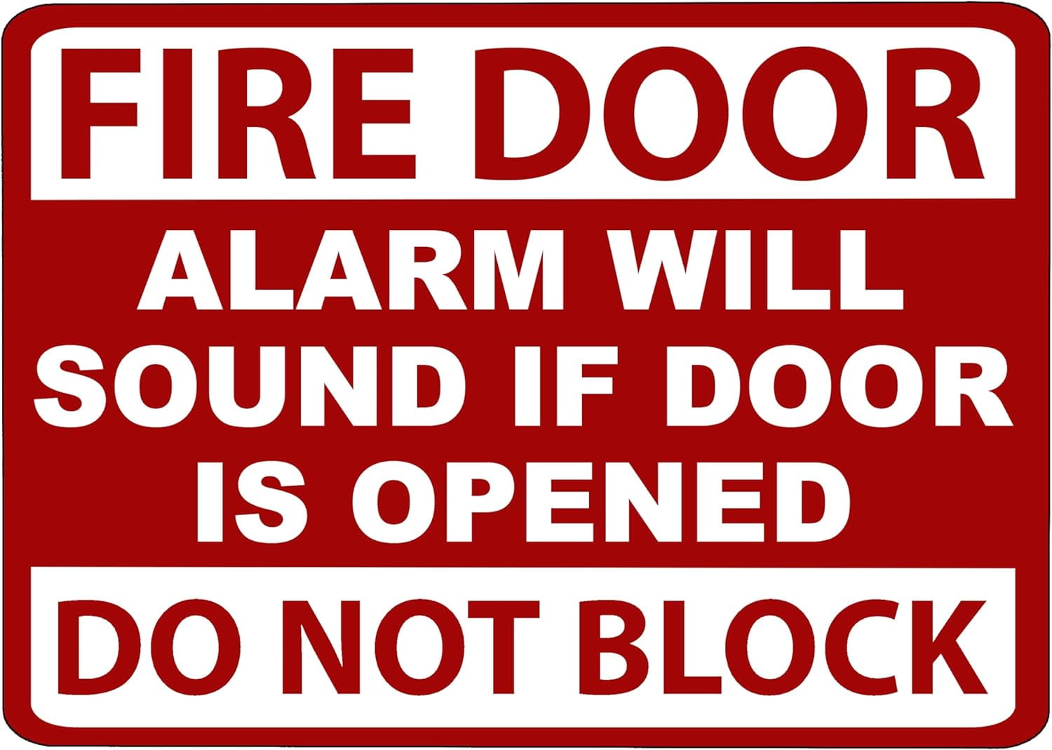 ADA CENTRAL SIGNS - Fire Door Keep Closed Sign - ADA Compliant ...