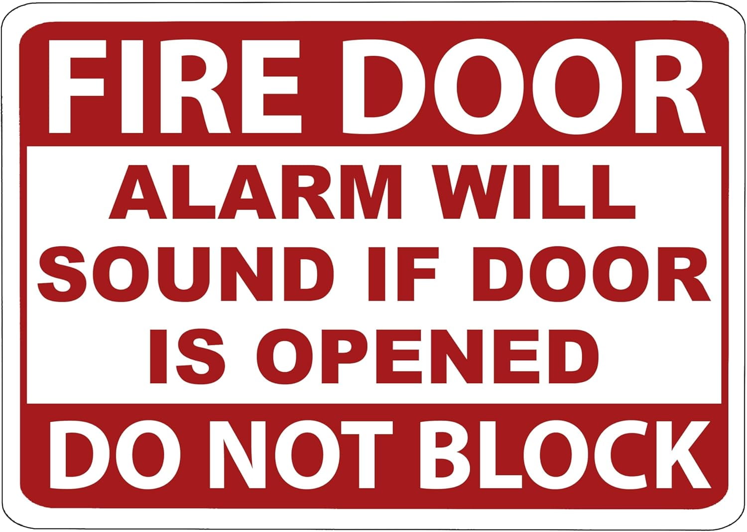ADA CENTRAL SIGNS - Fire Door Keep Closed Sign - ADA Compliant ...