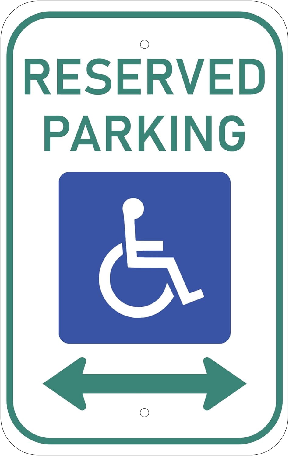 ADA CENTRAL SIGNS - Handicap Reserve Parking Dual Arrow Sign R7-8- ADA ...