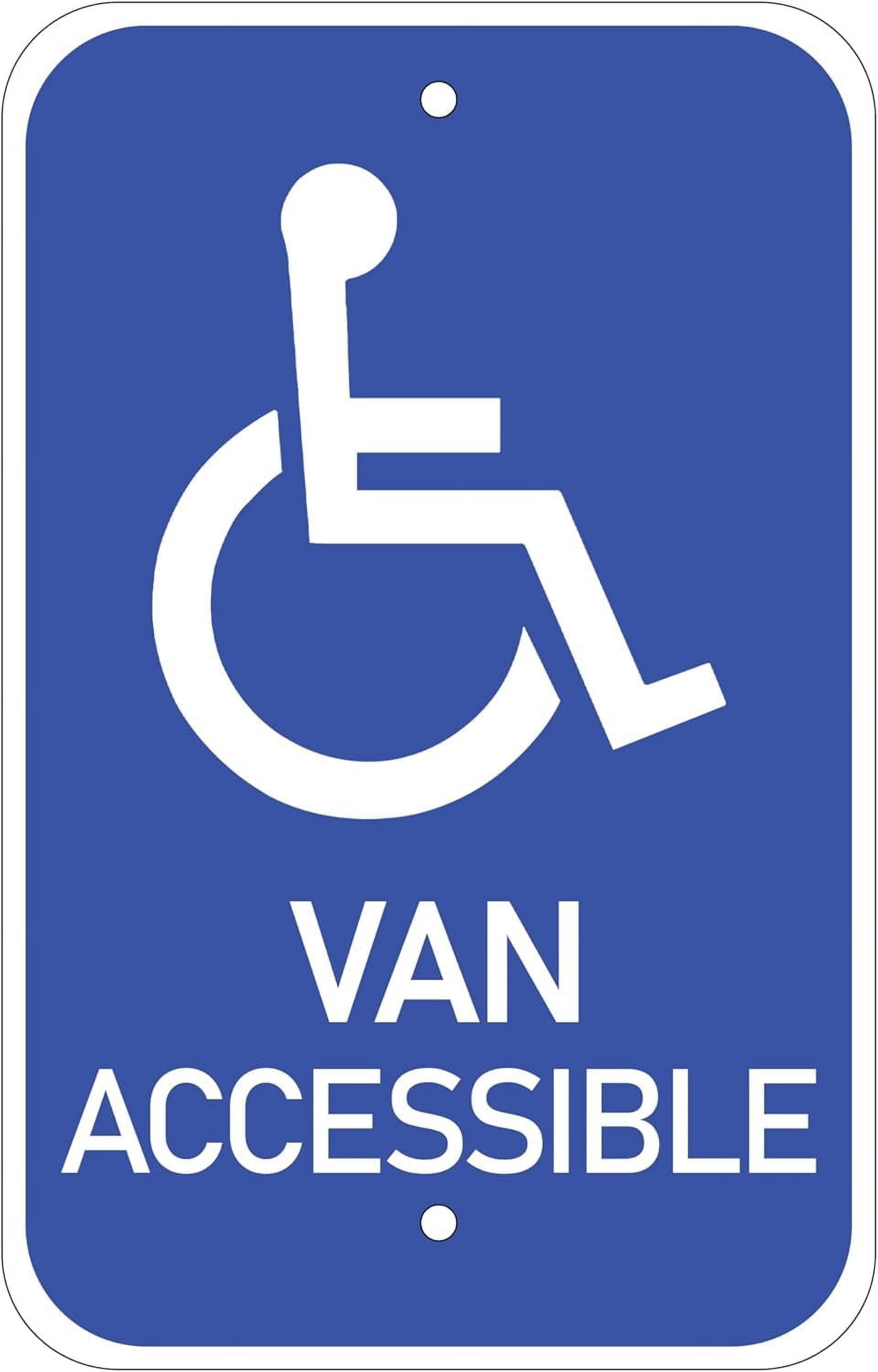 ADA CENTRAL SIGNS - Handicap Van Accessible Sign - ADA Compliant ...