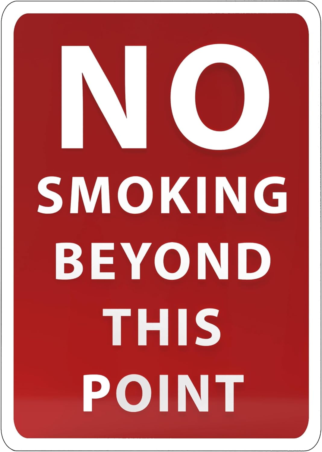 ADA CENTRAL SIGNS - No Smoking Beyond This Point Sign - ADA Compliant ...