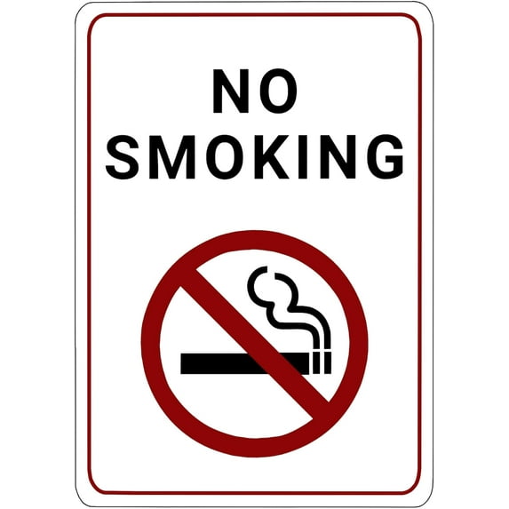 ADA CENTRAL SIGNS - No Smoking Sign with Bottom Pictogram - ADA ...