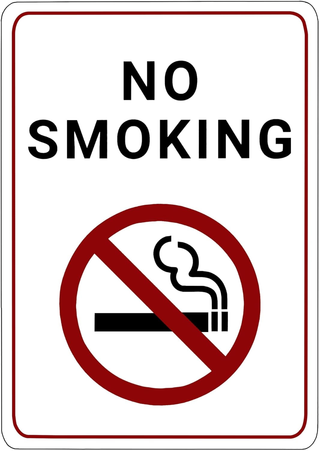 ADA CENTRAL SIGNS - No Smoking Sign with Bottom Pictogram - ADA ...