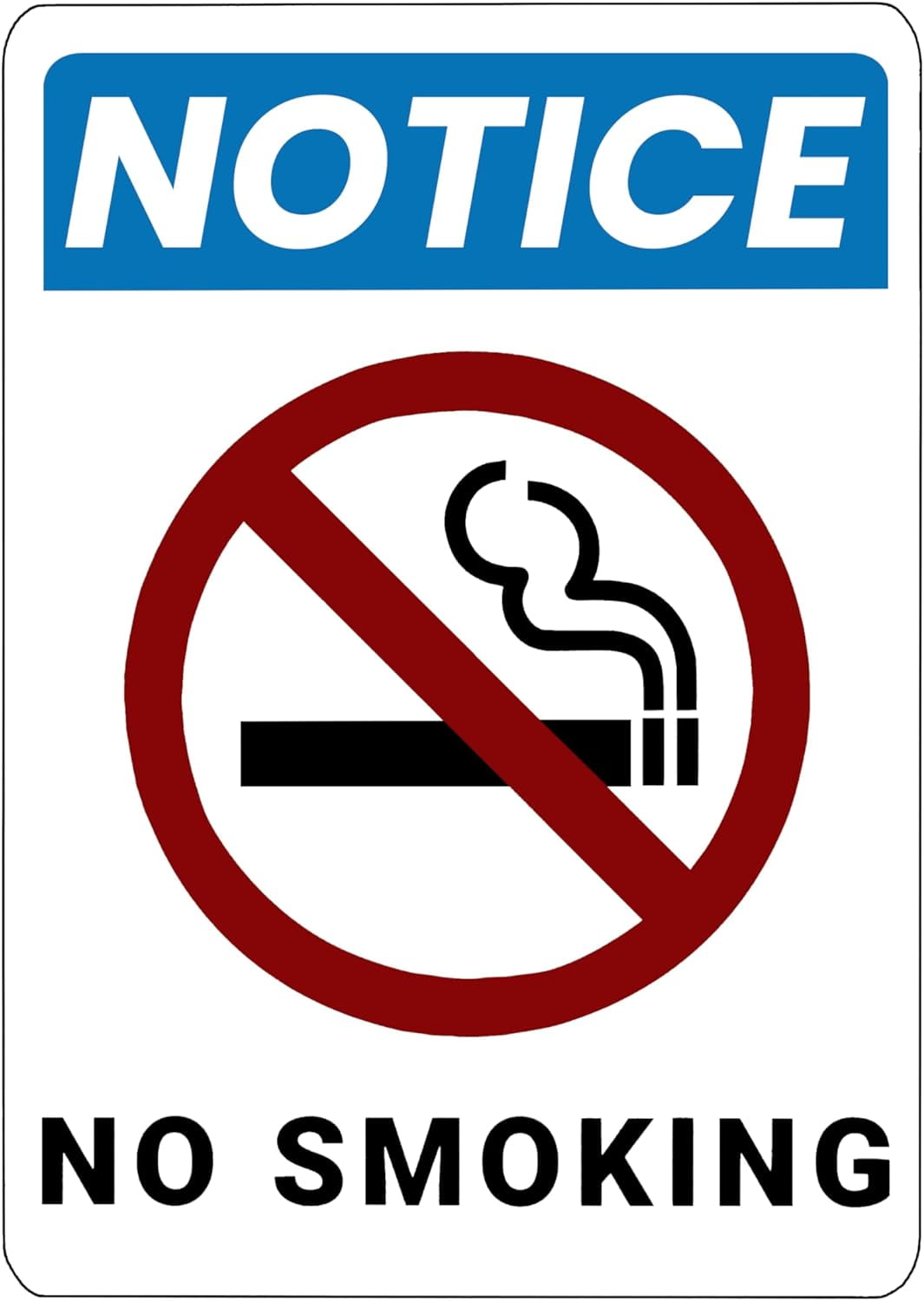 ADA CENTRAL SIGNS - Notice No Smoking with Large Pictogram Sign - ADA ...