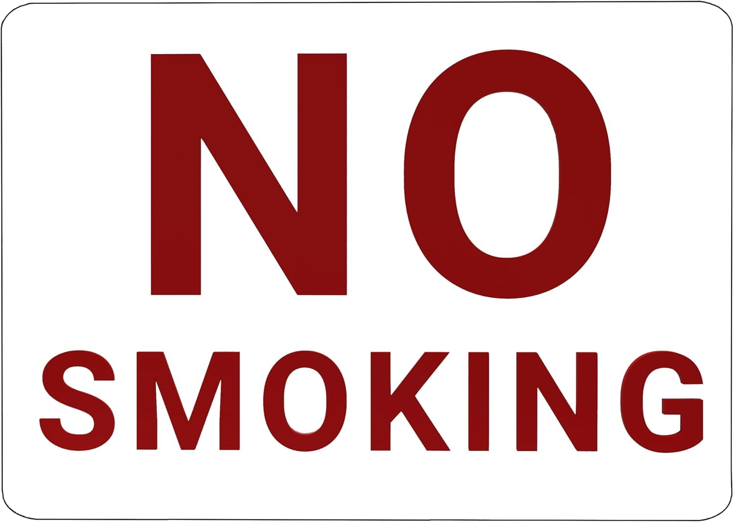 ADA CENTRAL SIGNS - No Smoking Sign - ADA Compliant Digitally Printed ...
