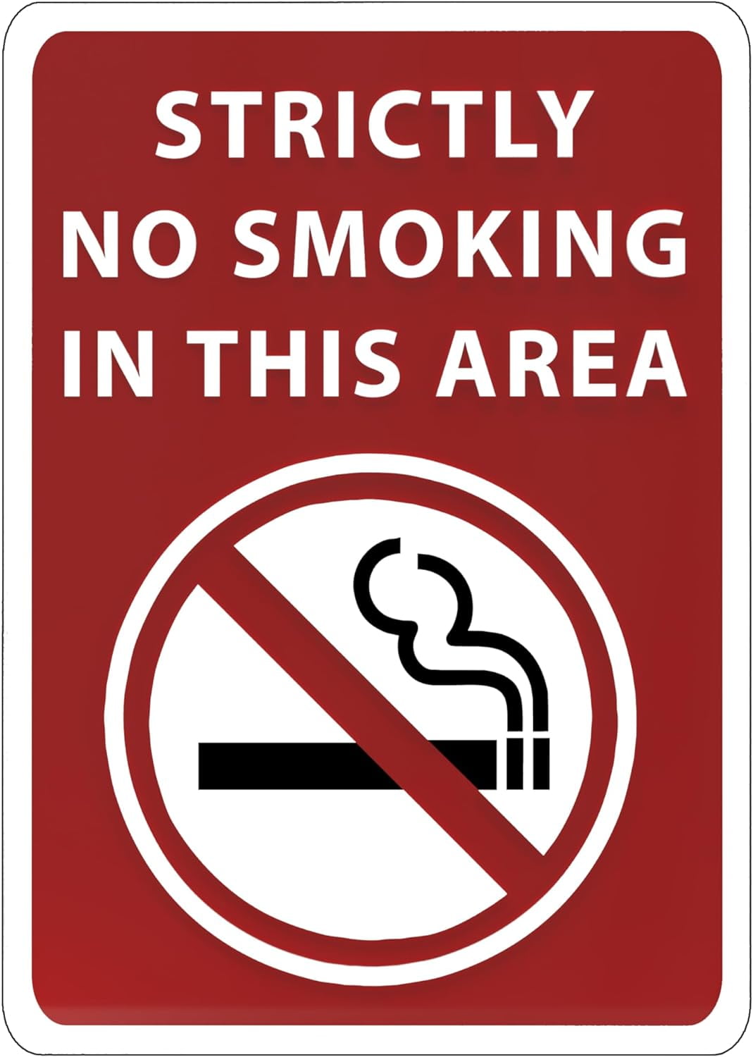 ADA CENTRAL SIGNS - Strictly No Smoking in This Area Sign - ADA ...