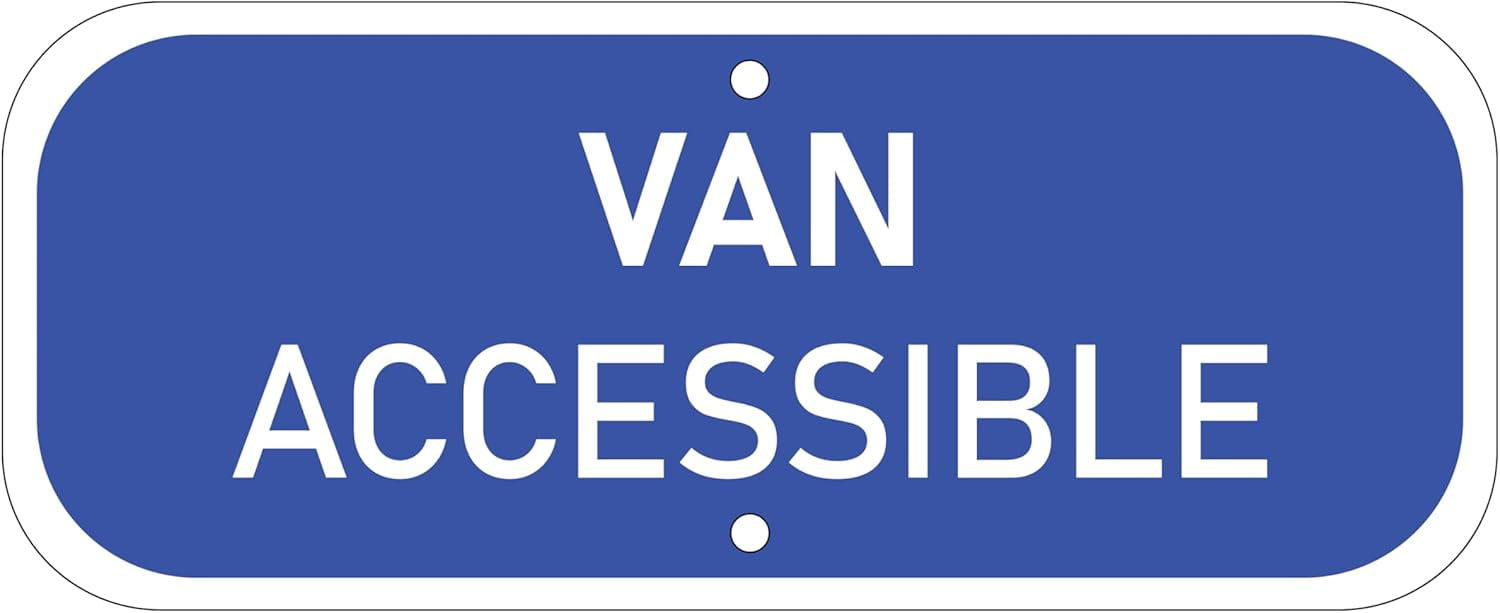 ADA CENTRAL SIGNS - Van Accessible Sign - ADA Compliant Digitally ...